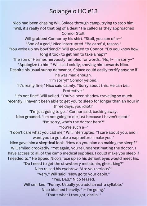 23 Solangelo Hcs Ideas In 2025 Solangelo Percy Jackson Fanfic