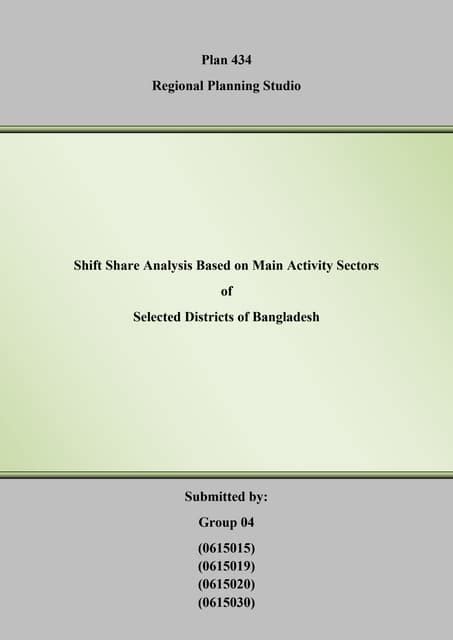 Shift And Share Slides Pdf