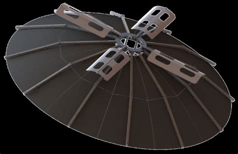 Deployable Reflector Concept Consists Or Repeating Radial Arm Download Scientific Diagram
