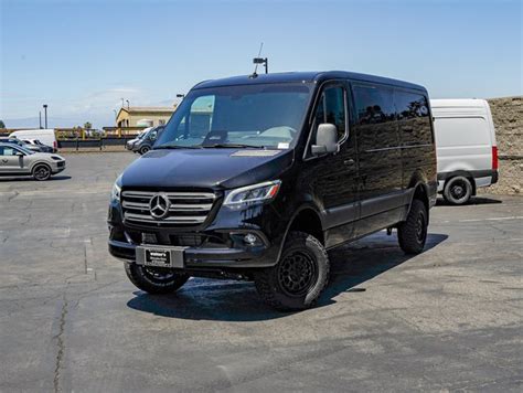 New Obsidian Black Metallic 2026 Mercedes Benz Sprinter Cargo Van In
