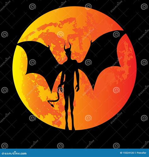 Lua Do Diabo Ilustração Do Vetor Ilustração De Vetor 15524120