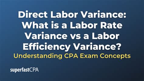 Direct Labor Variance What Is A Labor Rate Variance Vs A Labor