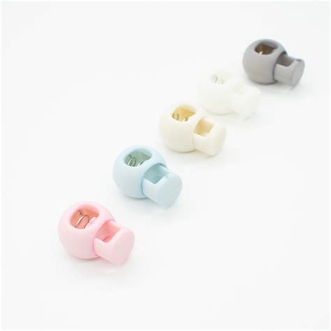 Plastic Cord Lock Toggle Clip Stopper Design Round Homecraft Textiles