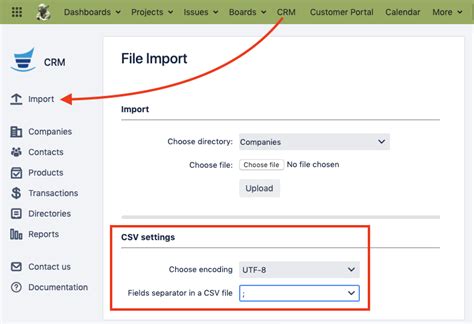 importing exporting data