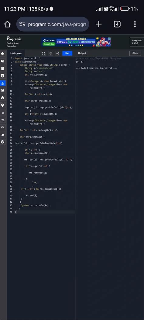 Shaik Hussain On Linkedin Java Codingchallenge Algorithms Hashmap Slidingwindow Programming