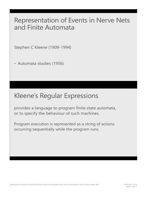 the laws of programming with concurrency tony hoare slides pdf