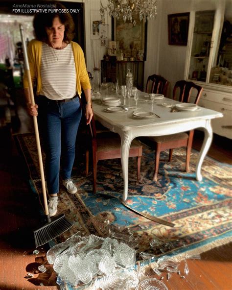My Stepmom Smashed My Late Moms Treasured Crystal Set To Pieces She