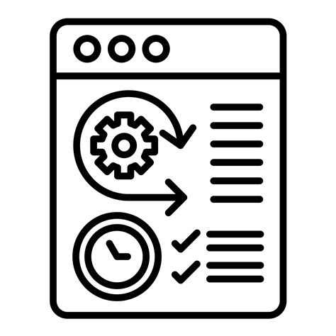 Agile Software Development Line Icon Vector Art At Vecteezy