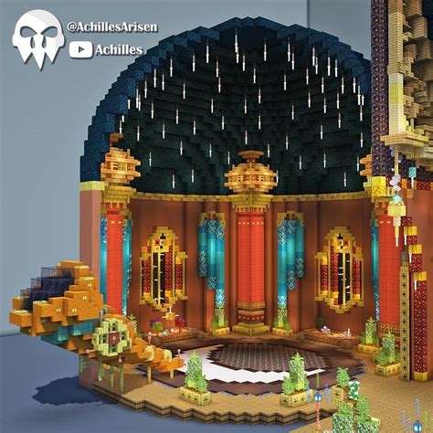 D O M E Minecraft Houses Minecraft Steampunk Minecraft Architecture