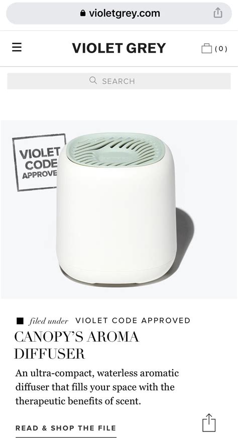 👏👏👏 Go Check Out Canopys Waterless Aroma Diffuser On Violet Grey