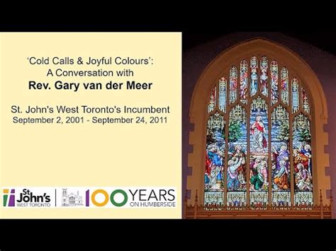 Interview With Rev Gary Van Der Meer Youtube