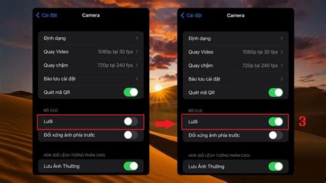 Hướng dẫn cách kích hoạt lưới camera trên iPhone một cách đơn giản