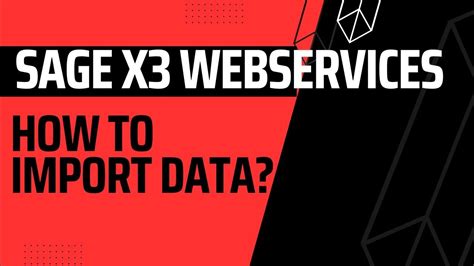 getting started with sage x3 soap webservices part 2 youtube
