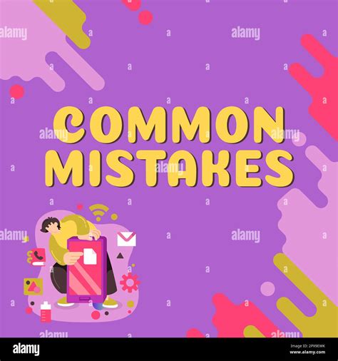 Inspiration Showing Sign Common Mistakes Business Approach Actions