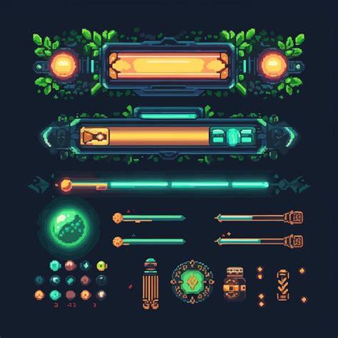 Premium Vector Game Items