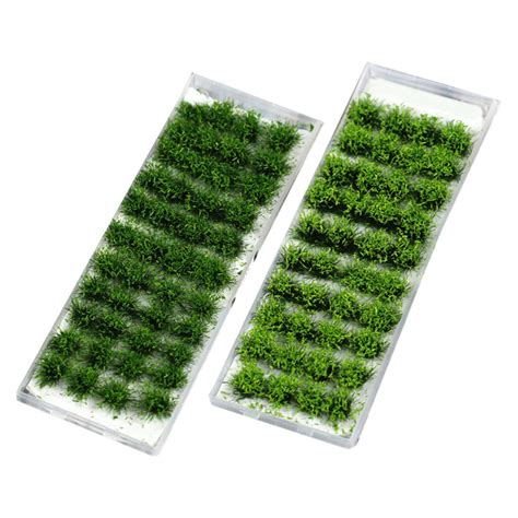 40 Pieces Grass Tufts For Sand Table Model Diorama Grandado