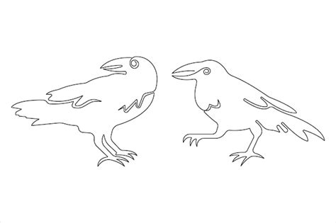 Premium Vector Crow Design In One Continuous Line Art Drawing Vector