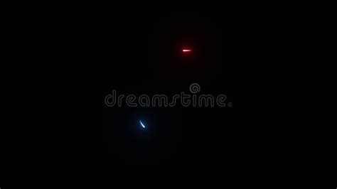 Neon Bright Glowing Countdown Timer From 10 To 0 Seconds Stock Footage