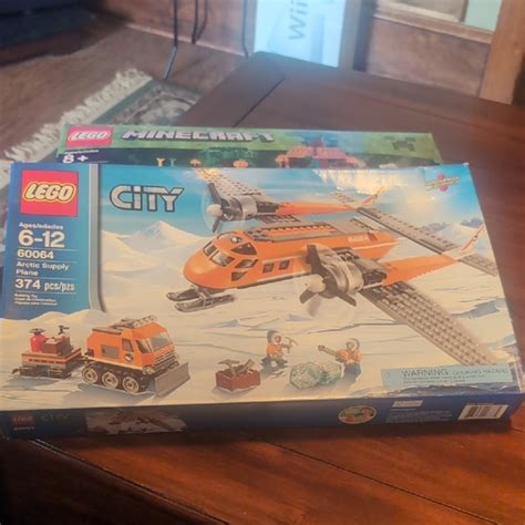 Lego Toys Lego City Arctic Supply Plane Vibrant Orange And Gray