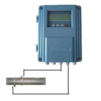 Non Invasive Clamp On Type Ultrasonic Flow Measurement Tradekorea