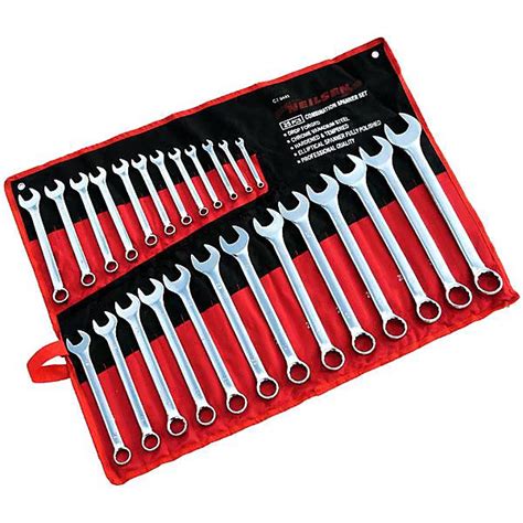 Combination Spanner Set 25 Piece 6 32mm Polished Finish Neilsen
