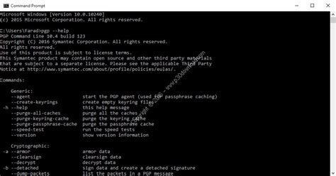 دانلود Symantec Pgp Command Line 104216 رمزگذاری و مدیریت وظایف دانلود Symantec Pgp Command Line 104216 رمزگذاری و مدیریت وظایف