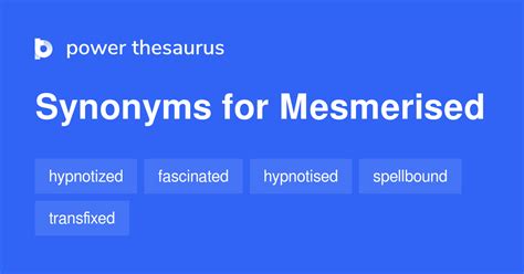 170 Mesmerised Synonyms