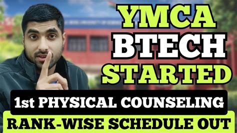 Finally Complete Rank Wise 😱 Ymca Btech 🎓 Schedule Avoid Mistakes