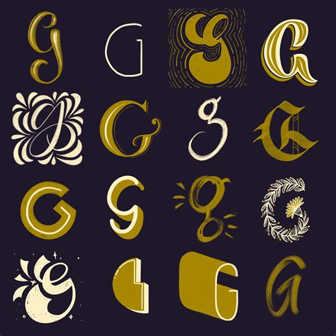 Different Fonts For Letter G Letter Language Tips