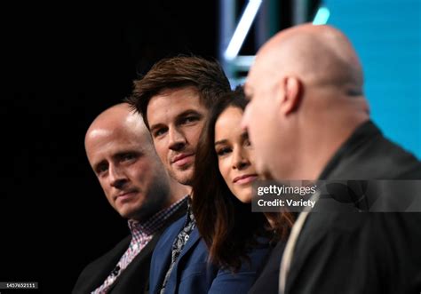 Eric Kripke Matt Lanter Abigail Spencer And Shawn Ryan News Photo