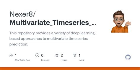 Github Nexer8multivariatetimeseriesforecasting This Repository