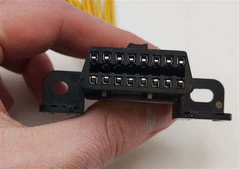 Obd2 Under Dash Mount Socket Plug Connector 16 Pin Female Open Prewire
