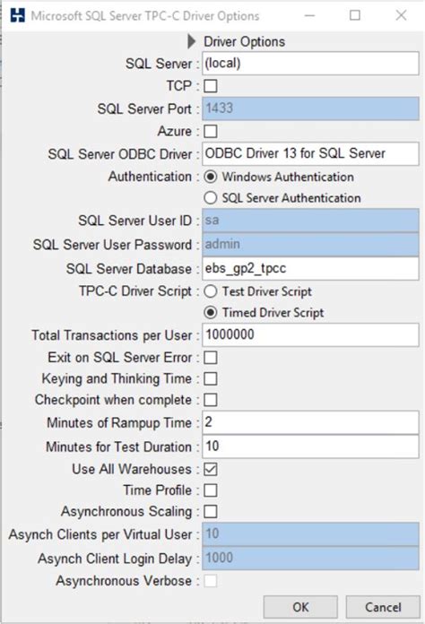 Database Performance Benchmark using HammerDB – {{ vExpose }}.Blog