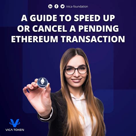 A Guide To Speed Up Or Cancel A Pending Ethereum Transaction By Vica