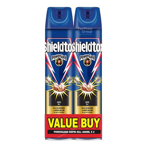 Shieldtox Rapid Insect Killer Spray Powergard Ntuc Fairprice