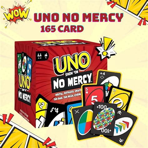 Uno No Mercy Plus Expansion Cards Tiktok Shop