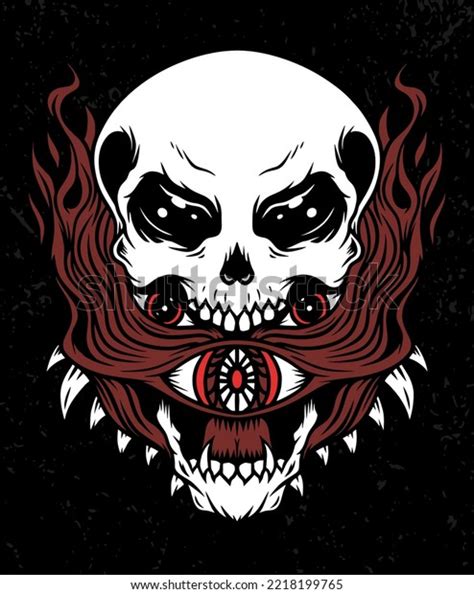 Skeleton Eye Illustration Design Concepts Stock Vector Royalty Free 2218199765 Shutterstock