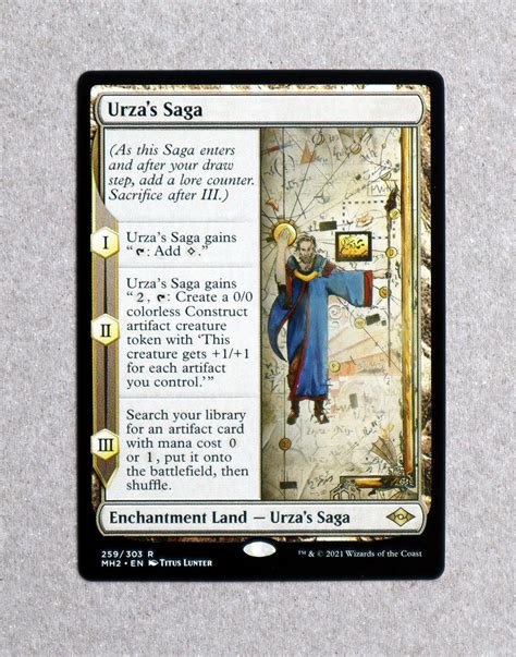 Urzas Saga 259 Holo From Modern Horizons 2 Mh2 Mtg Proxy Magic