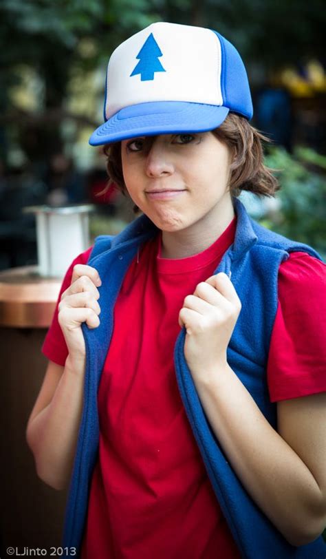 Dipper Cosplay Authentic Costume With Blue And White Hat Dipper