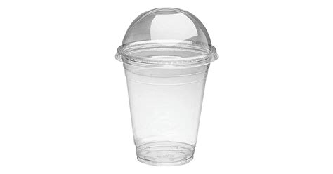 350ml Plastic Cups With Lids Pack Of 50 Foamy