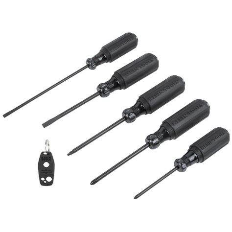 Blackout Screwdriver Set 6 Piece 85446blk Klein Tools