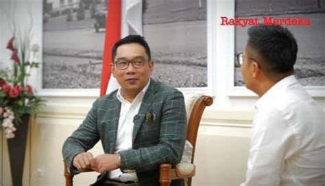 Rakyat Merdeka Ngobrol Dengan Kang Emil Di Ruang ``RI-1``
