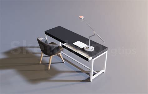 8716 Free Sketchup Table Work Model Download