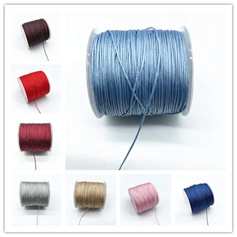 새로운 10 Mlot 08mm 10mm 나일론 코드 스레드 중국어 매듭 마크라메 코드 팔찌 꼰 문자열 Diy 술 구슬
