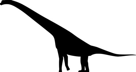 Cedarosaurus Free Vector Silhouettes On