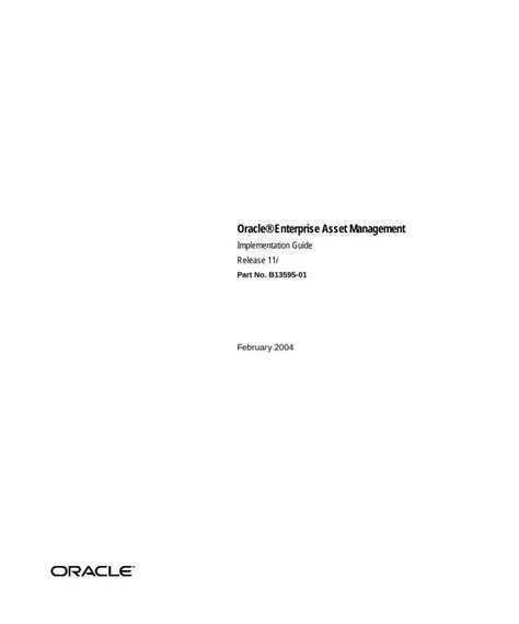 pdf oracle enterprise asset management implementation guide dokumen