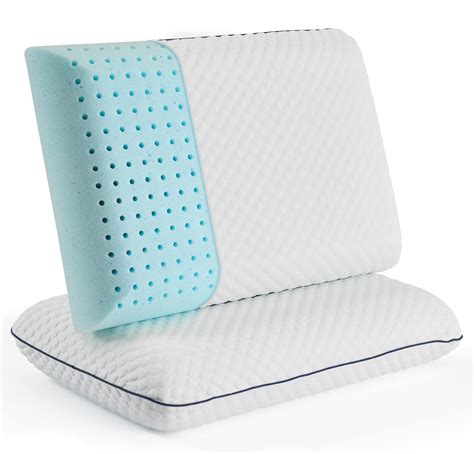 Weekender Gel Memory Foam Pillow Cooling And Ventilated 2 Pack King