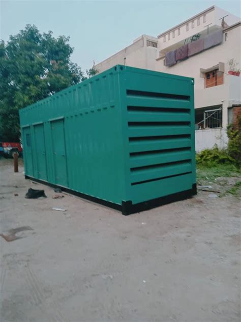 Green Container Type Generator Canopy For Sound Absorbers At ₹ 500000
