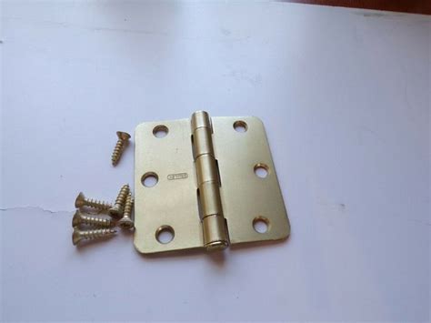 15 Stanley Solid Brass Hardware Door Hinges 3 14 Radius Stanley Brass Hardware Door Hinges
