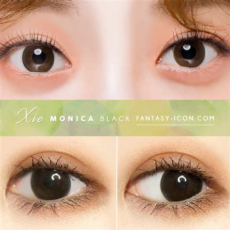 Toric Lens Monica Xie Black Colored Contacts For Astigmatism
